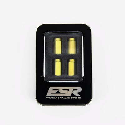VAPOR YELLOW TITANIUM VALVE STEM CAPS