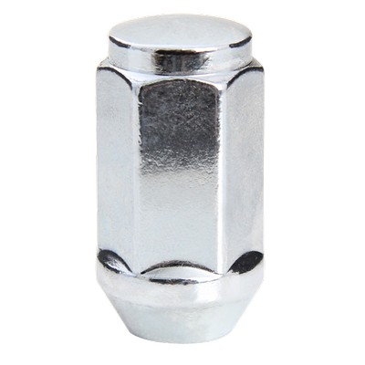 (Discontinued) DISC++12X1.75" ACORN NUT BULGE LONG 21MM CHROME