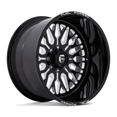 Fuel Forged Wheels FF109 GLOSS BLACK MILLED 24x11 5X135 et0 cb87