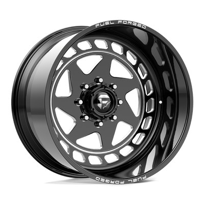 Fuel Forged Wheels FF117 GLOSS BLACK MILLED 24x12 5X139.7 et-40 cb77.8