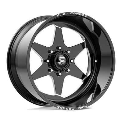 Fuel Forged Wheels FF115 GLOSS BLACK MILLED 20x9 6X139.7 et0 cb93.1